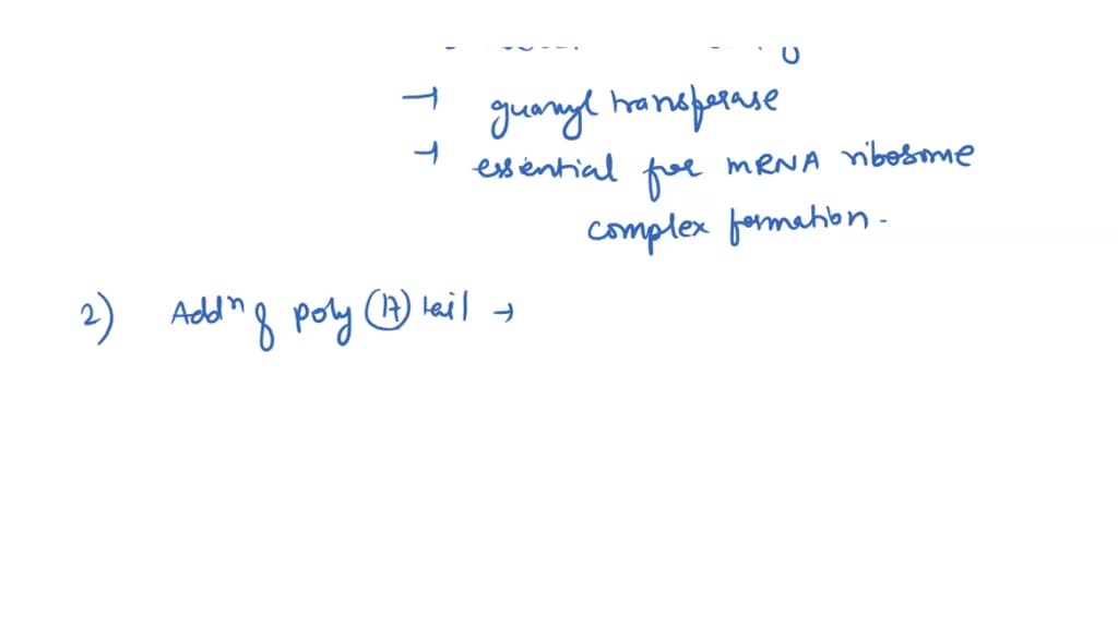 SOLVED: estionG 0f16 Attempt 1 Each type of pre-mRNA processing has one ...