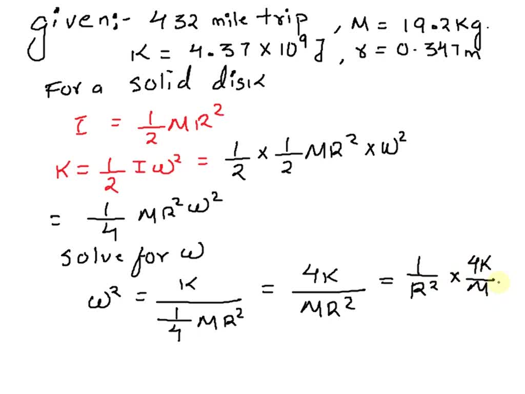 SOLVED: A flywheel is a solid disk that rotates about an axis that is ...