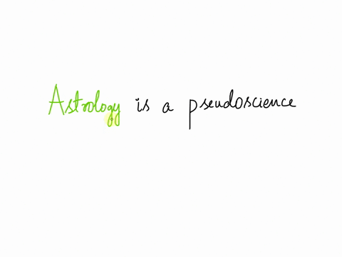 Which situation would be considered pseudoscience students...