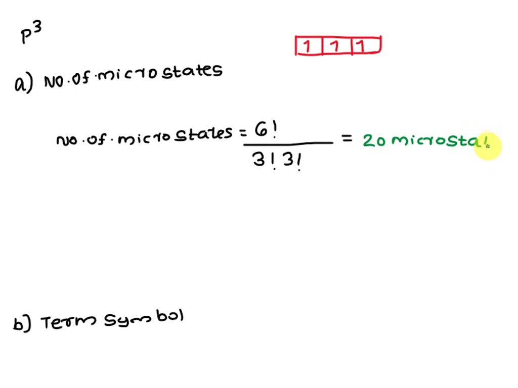 Solved For The P3 Electron Configuration A Determine The Number Of