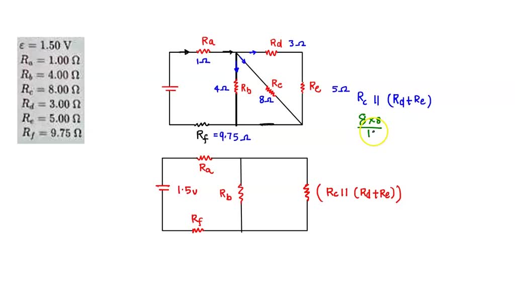 Solved Calculate The Current Running Through Resistor Rc In The