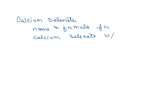 Write the common name and chemical formula of a commercially...