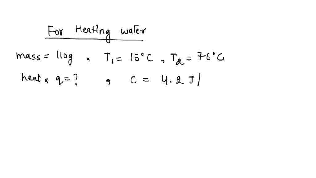 SOLVED: Part € Calculate the kilocalories needed to heat 5.5 kg of ... SOLVED: Part € Calculate the kilocalories needed to heat 5.5 kg of ...