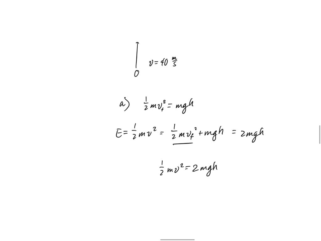 SOLVED: a stone is thrown vertically upwards with a velocity of 40 ...