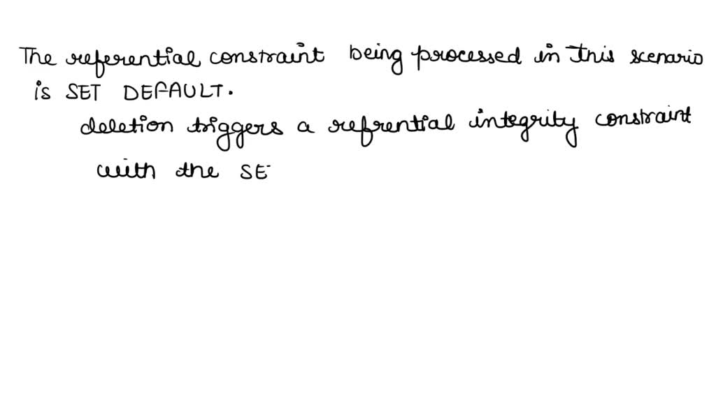 VIDEO solution: What is the purpose of the CASCADE option in a FOREIGN KEY constraint? Select ...