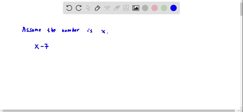 SOLVED: Write each sentence as an equation, using x as the variable. Then find the solution from ...