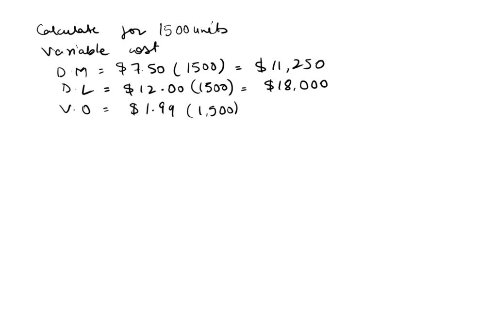 SOLVED: The Cider Mill Budget Worksheet Sales Direct costs Raw ...