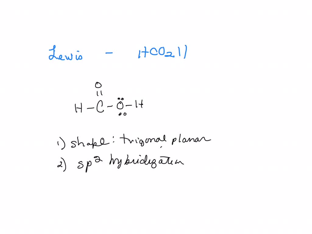 SOLVED: Draw the Lewis structure and determine the electronic structure ...