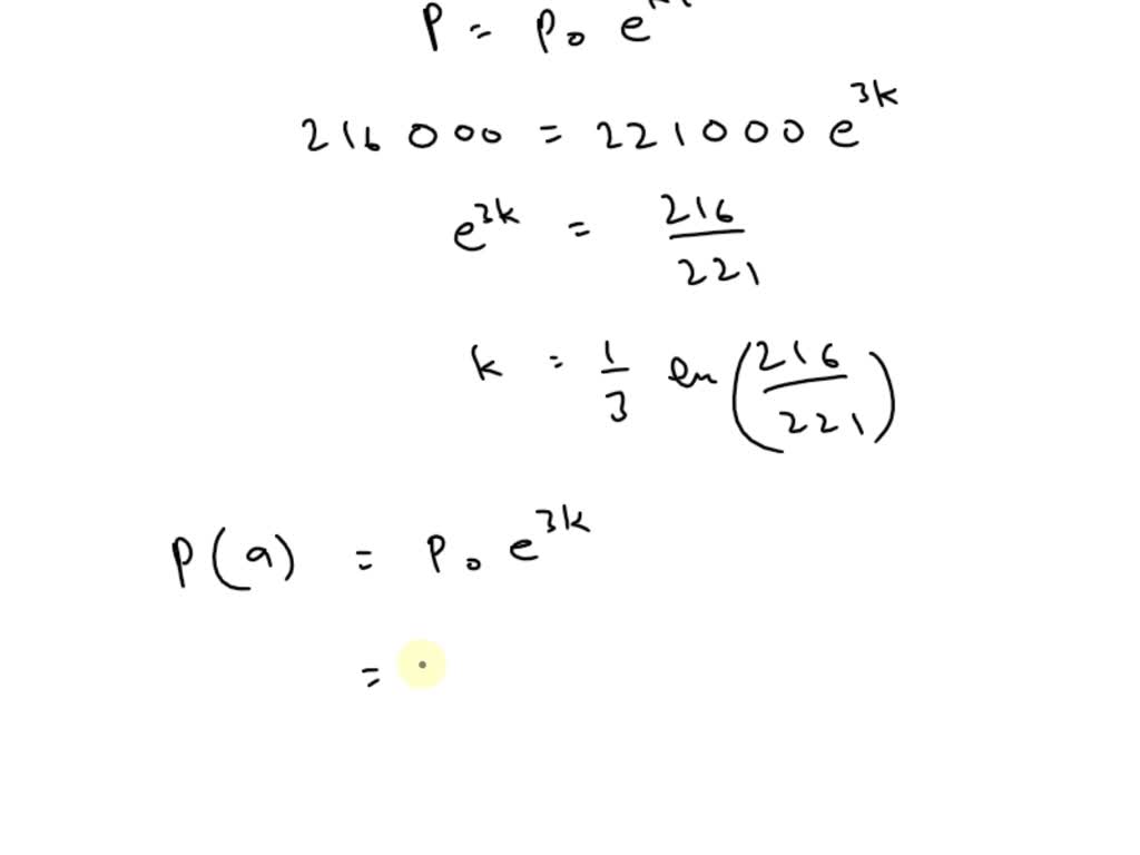 SOLVED: The population of a Midwest industrial town decreased from ...