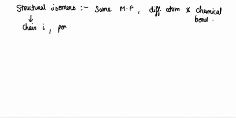 Draw structural formulas for the two structural isomers of...