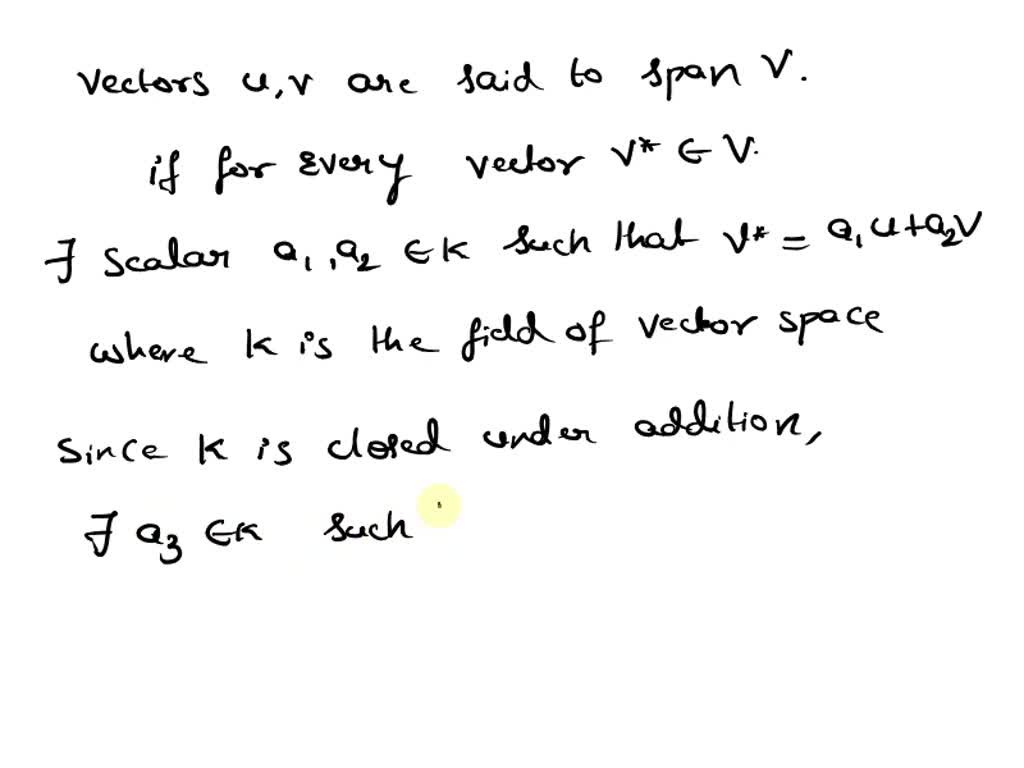 SOLVED Suppose V1 V2 V3 V4 Span A Vector Space Prove That The SOLVED Suppose V1 V2 V3 V4 Span A Vector Space Prove That The