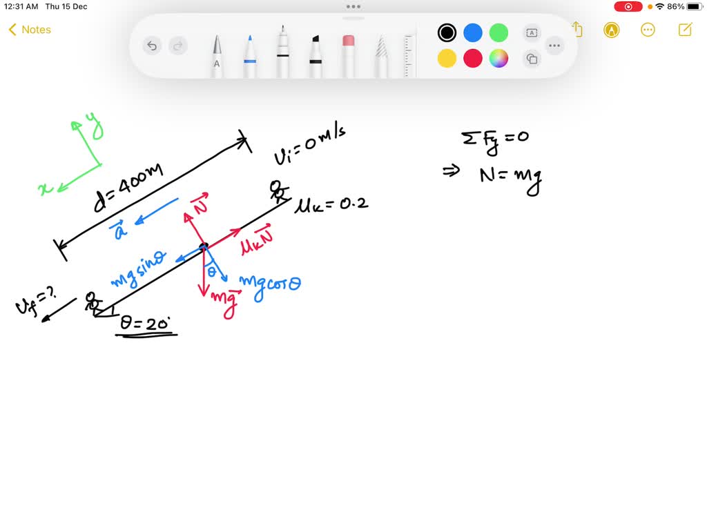 SOLVED: A skier starts from rest at the top of a 20 degree incline and ...