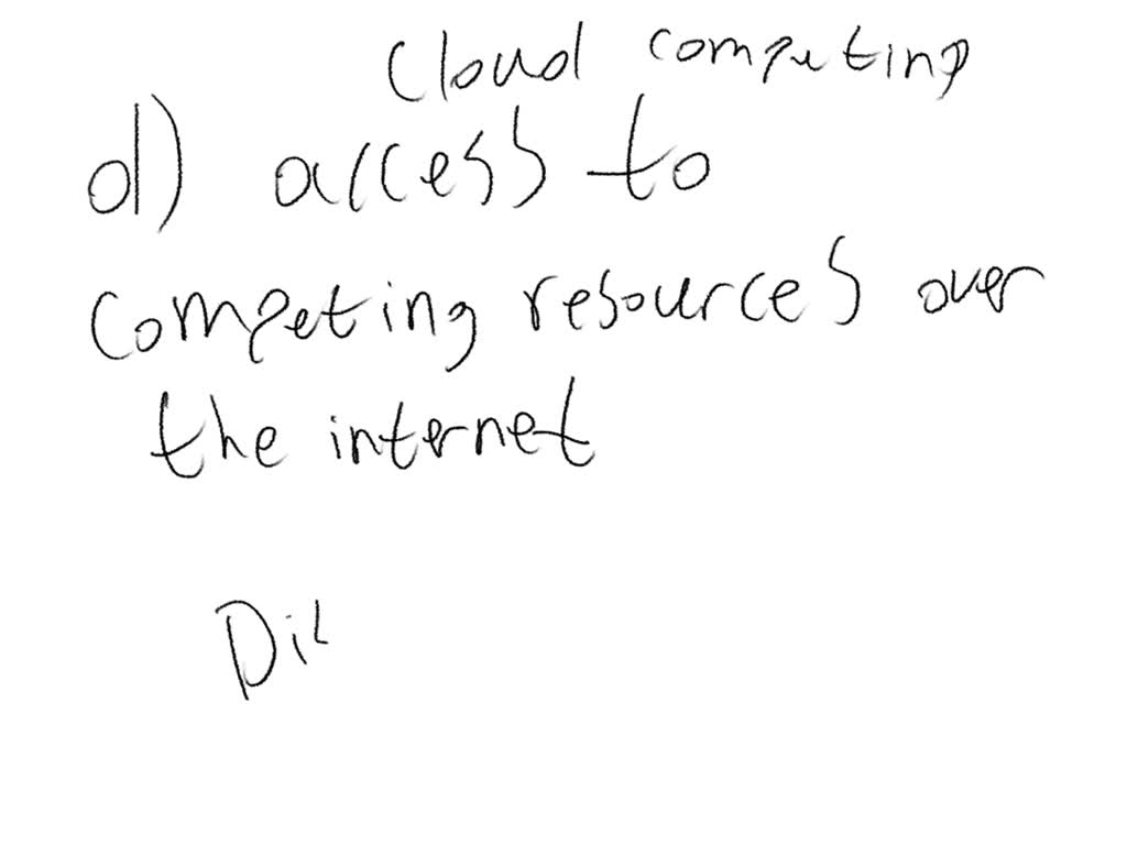 SOLVED: A cluster is a group of computers that are connected together to perform the same task.