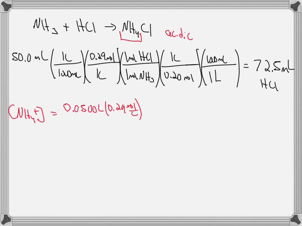 Titration Equation Of Nh3 And Hcl at Rene Neal blog