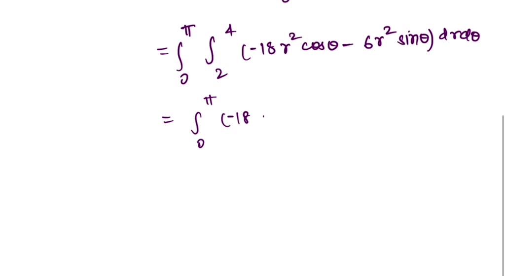 SOLVED: Let D be the half-annulus given by (r, 0) 2