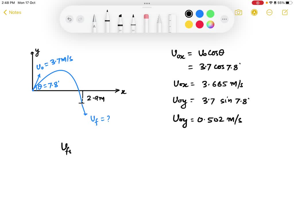 SOLVED: 'The trajectory of a rock ejected from the Kilauea volcano ...