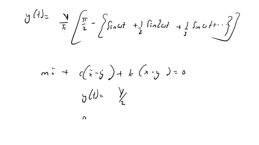VIDEO solution: Derive the transfer function of a mass-spring-damper system shown below, for ...