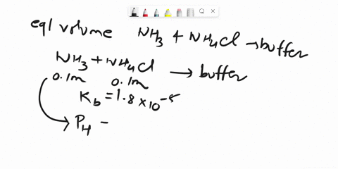 The kb for nh3 is 1810 5 what is the pka value for nh4...