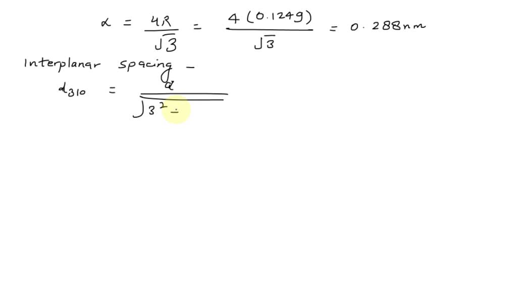 SOLVED: 3.67 Determine the expected diffraction angle for the first-order reflection from the ...