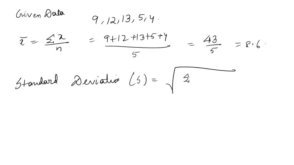 In This Problem We Explore The Effect On The Standard Deviation Of Multiplying Each Data Value