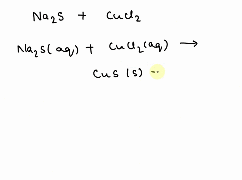 Aqueous solutions of cuso4 and nacl are mixed together which...