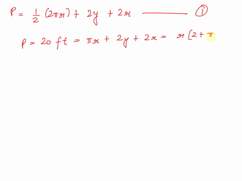 For the following exercises, set up, but do not evaluate, each optimization problem. A window is ...