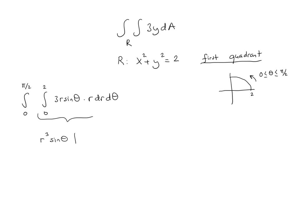 SOLVED: Problem 2.(1 point) Evaluate the double integral 3-Awhere R is ... SOLVED: Problem 2.(1 point) Evaluate the double integral 3-Awhere R is ...