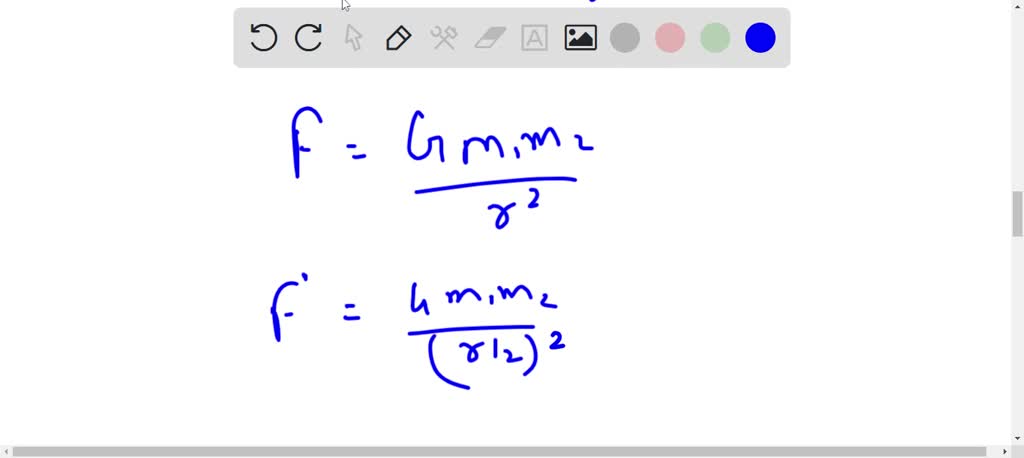 Solved What Happens To The Gravitational Force Between Two Objects