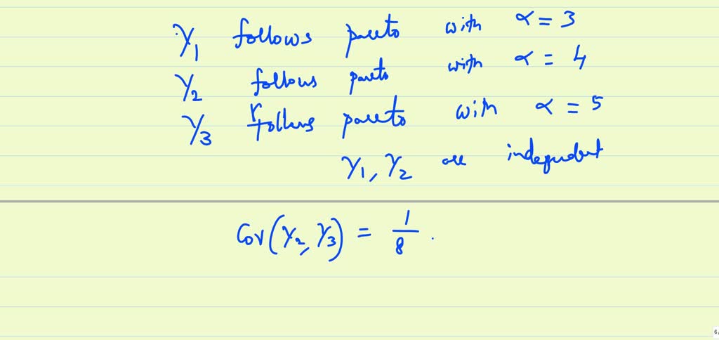SOLVED: The probability density function of a Pareto distribution is: f ...