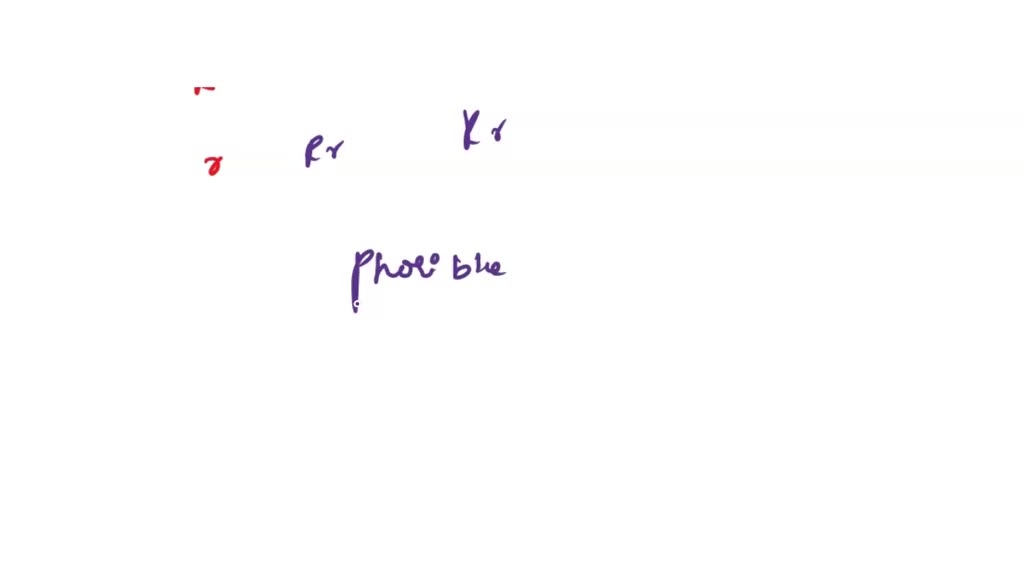 SOLVED: Patterns of trait expression can help you determine the genotypes of individuals in a ...