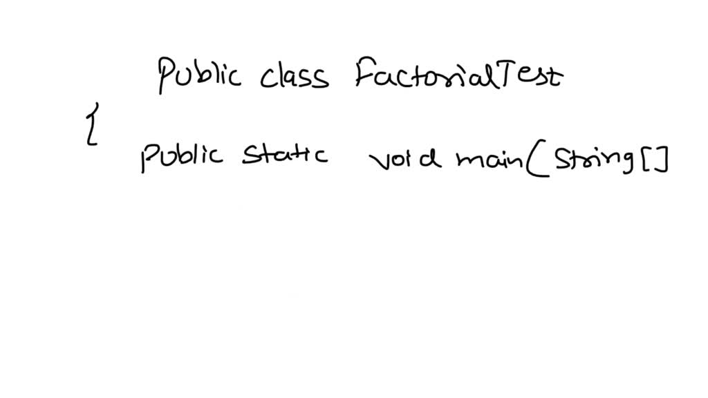 Solved Texts Use Junit 4 Parameterized Test To Test The Following Factorial Method In A