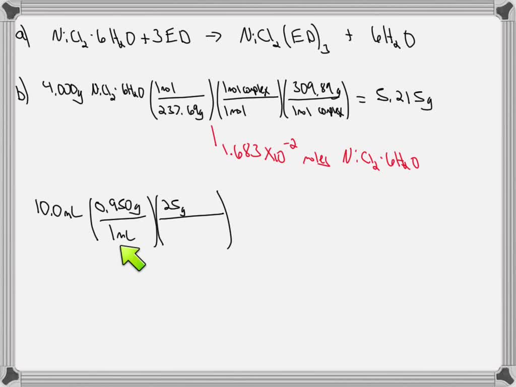 SOLVED: In a laboratory experiment, you react 10.0 mL of 25% by mass ...