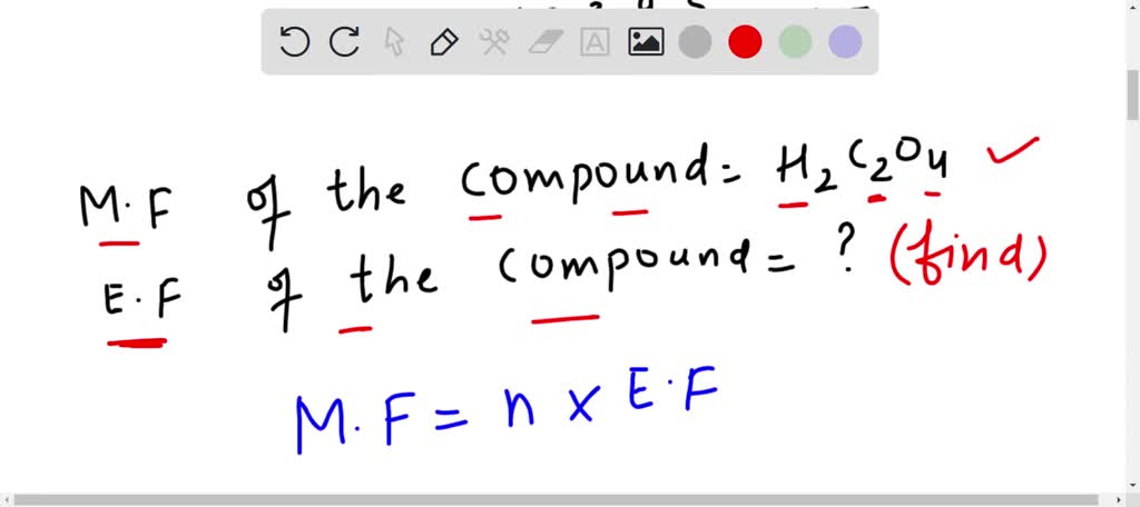 SOLVED: The empirical formula for the compound having the formula ...