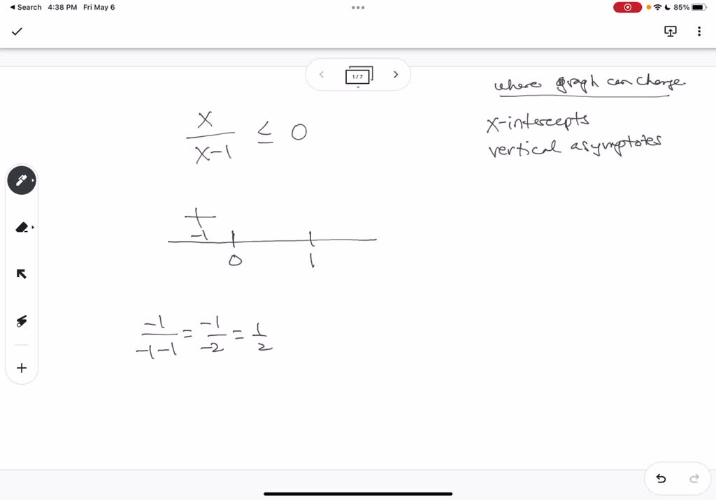 SOLVED: Solve the inequality by using the test-point method. State the ...