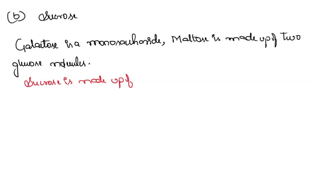 SOLVED: Chair conformation of glucose, galactose , and fructose