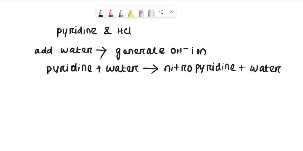 The following compound, the conjugate acid of pyridine, undergoes ...
