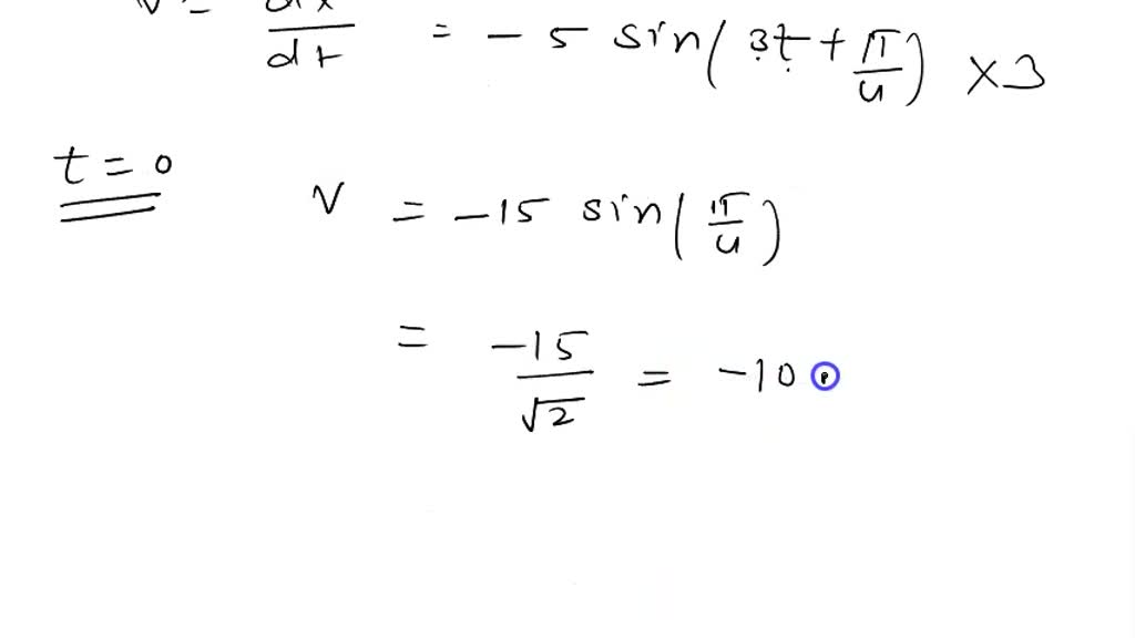 SOLVED: In an engine; piston oscillates with simple harmonic motion So ...
