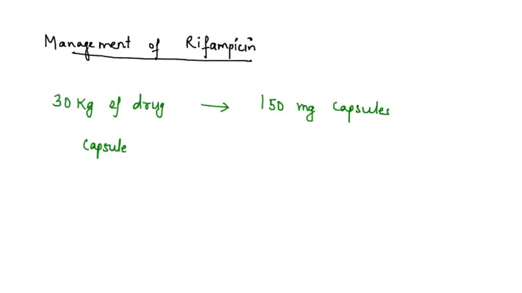 SOLVED: A 10-year-old boy (weighing 30 kg) has been prescribed ...