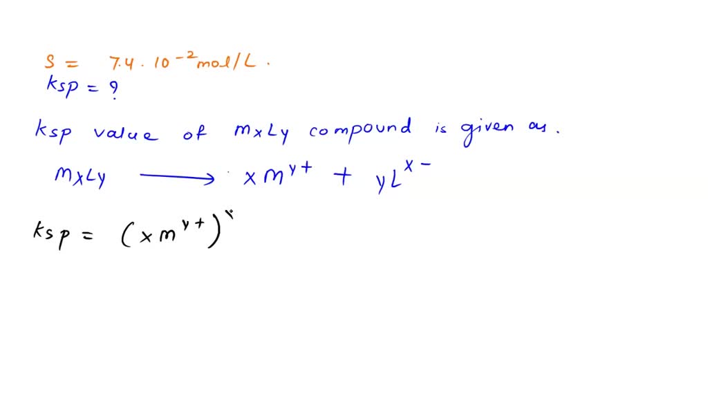 SOLVED: 0.0742 moles saturated solution of lithium carbonate; Li COs is ...