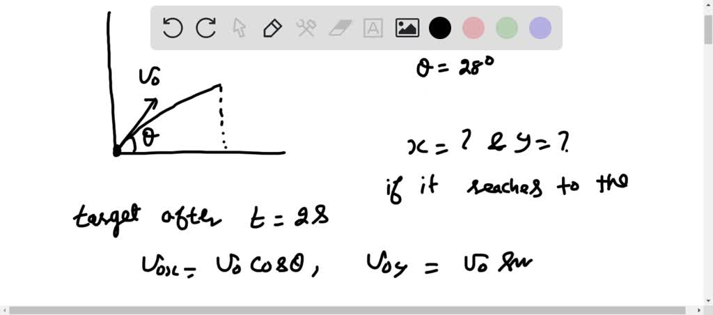 SOLVED: A projectile is launched at ground level with an initial speed of 46 m/s at an angle of ...
