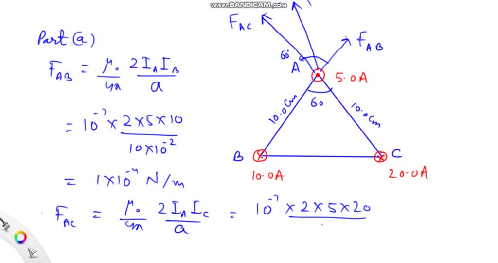 Problem 4 The Figure Shows A Cross Section Of Three Long Straight