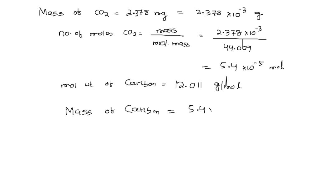 SOLVED: A method to measure soluble organic carbon in seawater includes ...