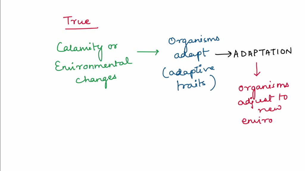 SOLVED: TRUE or FALSE? According to both the Lamarckian and Darwinian ...
