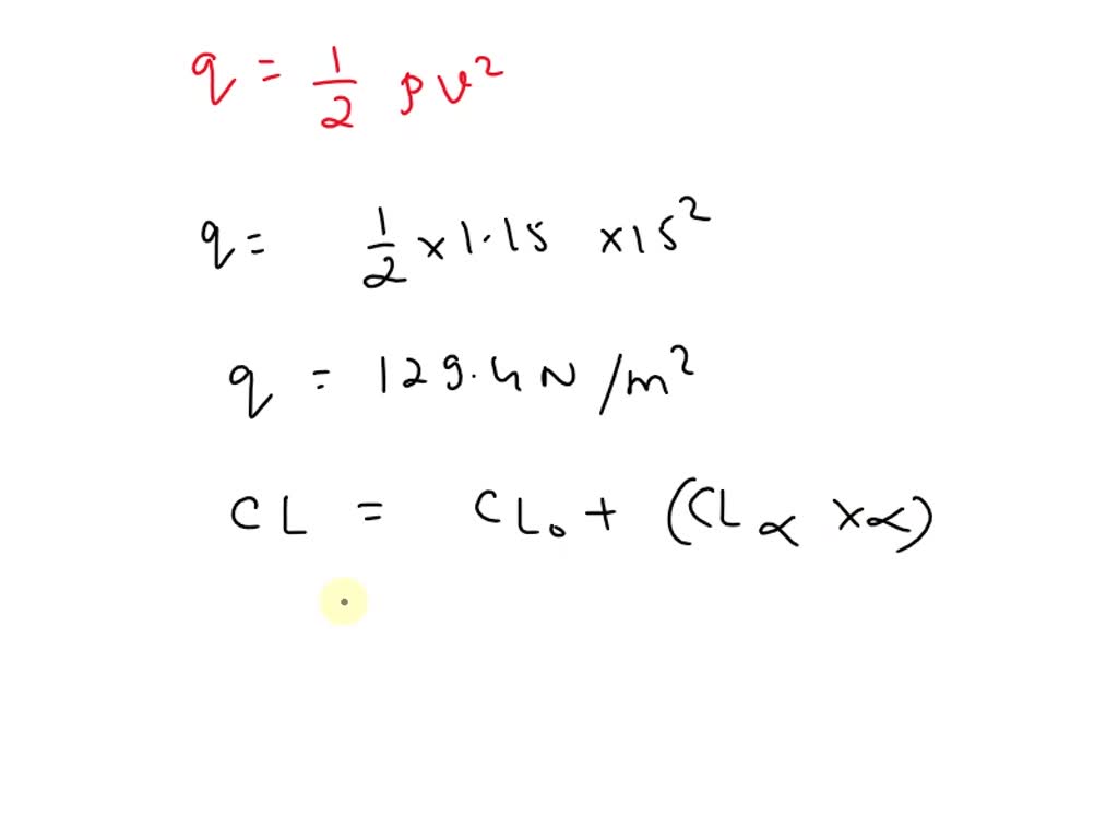 SOLVED: Consider a NACA 23015 airfoil. The lift coefficient chart for ...