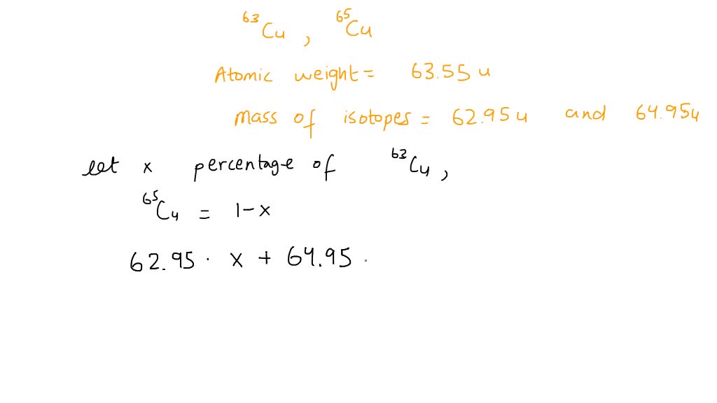 SOLVED: 'A question on relative atomic mass. Image is attached PROBLEM ...