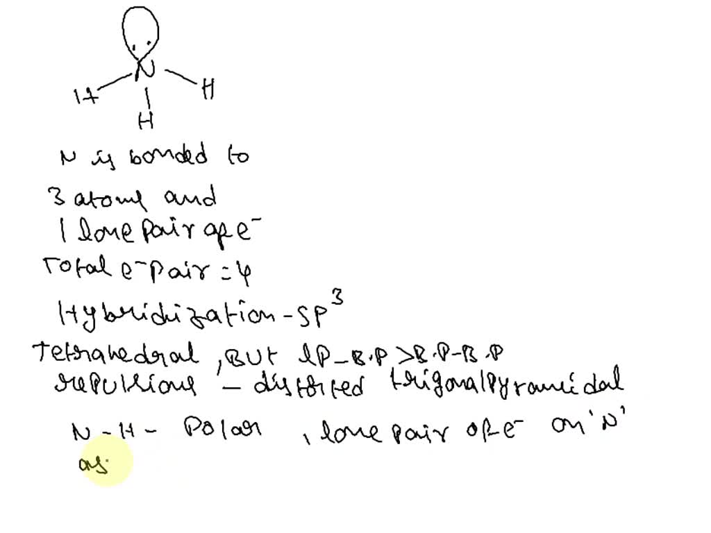 SOLVED: NH; vs BH; NH, BH, polar nonpolar polar nonpolar Molecular ...