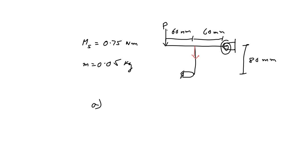 SOLVED: When the 0.05-kg body is in the position shown, the torsional ...