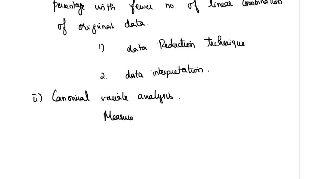 SOLVED: QUESTION 6 Differentiate between principal component analysis ... SOLVED: QUESTION 6 Differentiate between principal component analysis ...