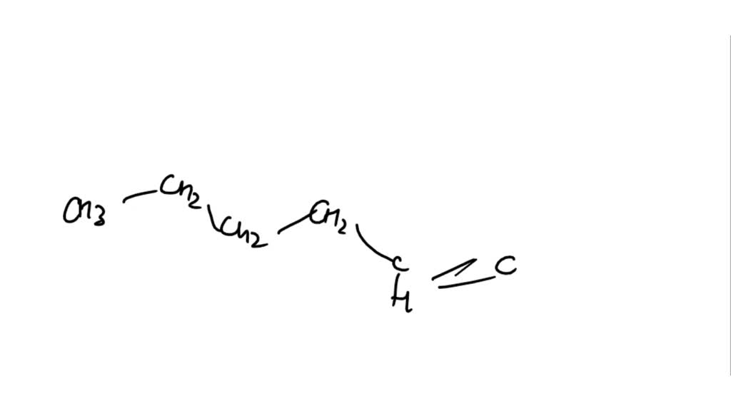 SOLVED: Show how you would convert 1,1-dichlorohexane into 1-hexyne All ...