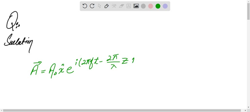 SOLVED: 2. (a) Write general complex exponential expressions for two electric field waves (1 and ...